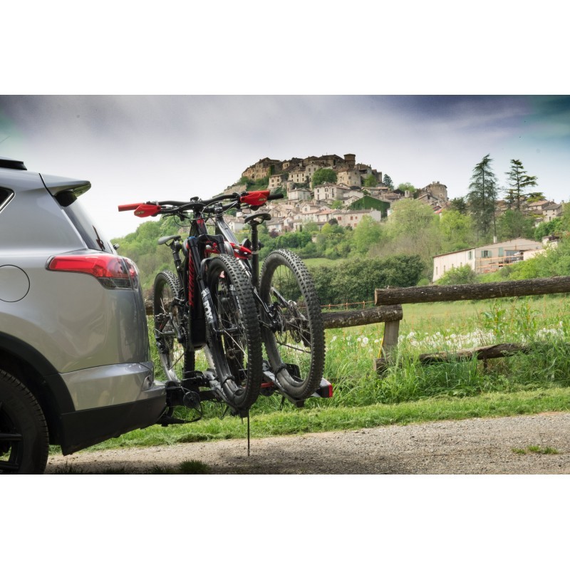 E-scorpion XL - Foldable bike carrier for 2 electric bikes