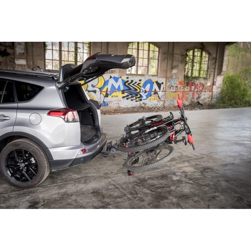 E-scorpion XL - Foldable bike carrier for 2 electric bikes